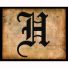 Olde English H - Night Light Designs