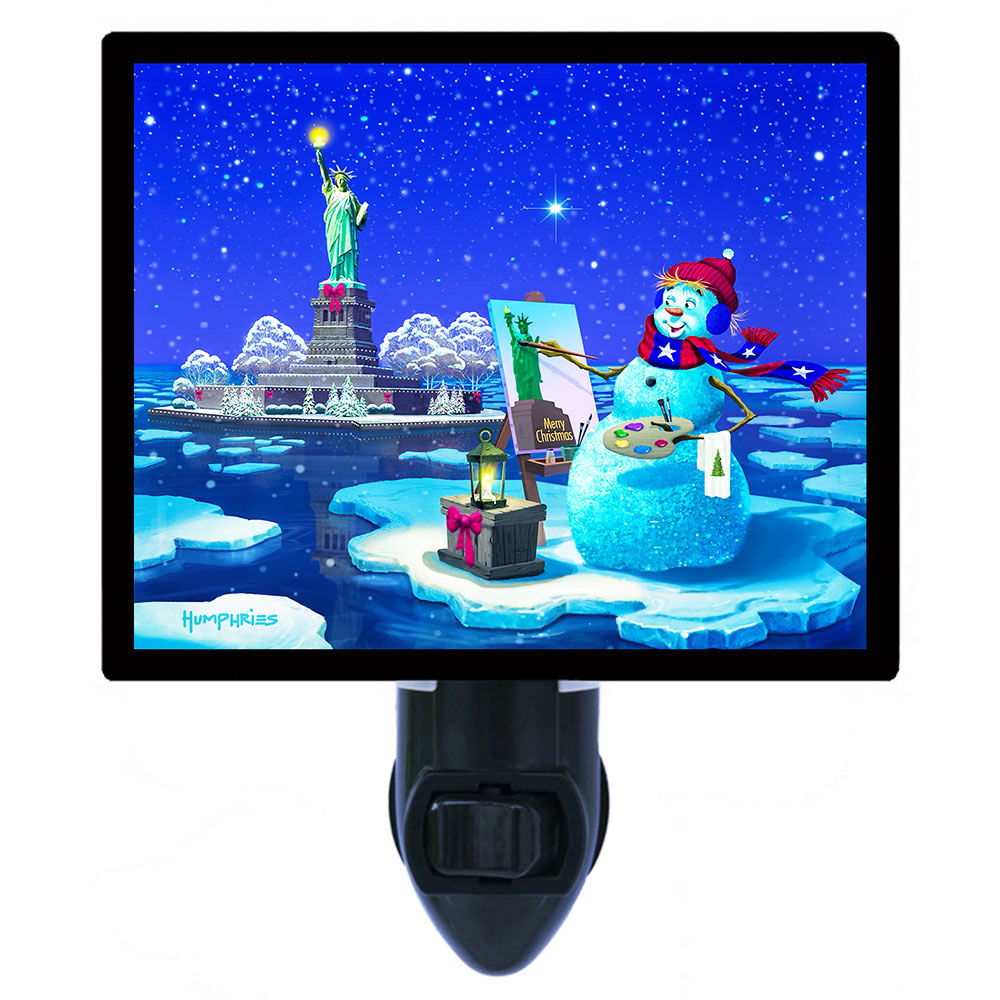 USA Snowman - Night Light Designs