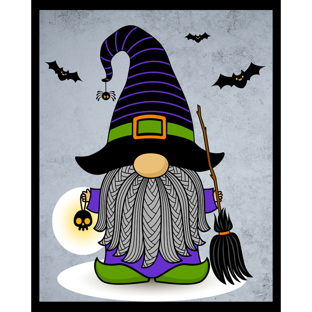 Halloween Gnome Night Light Designs
