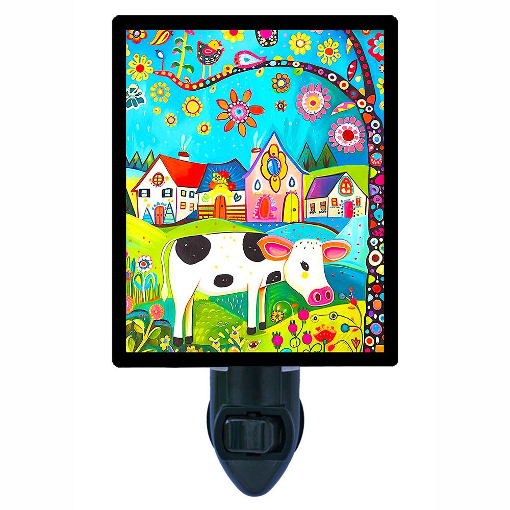 Whimsical Cow - Night Light Designs