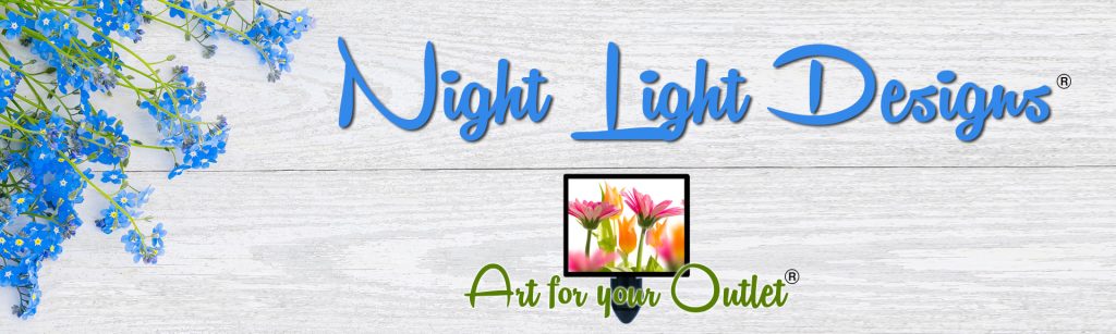 Night Light Designs - Custom Plug In LED Night Lights, Glass Suncatchers