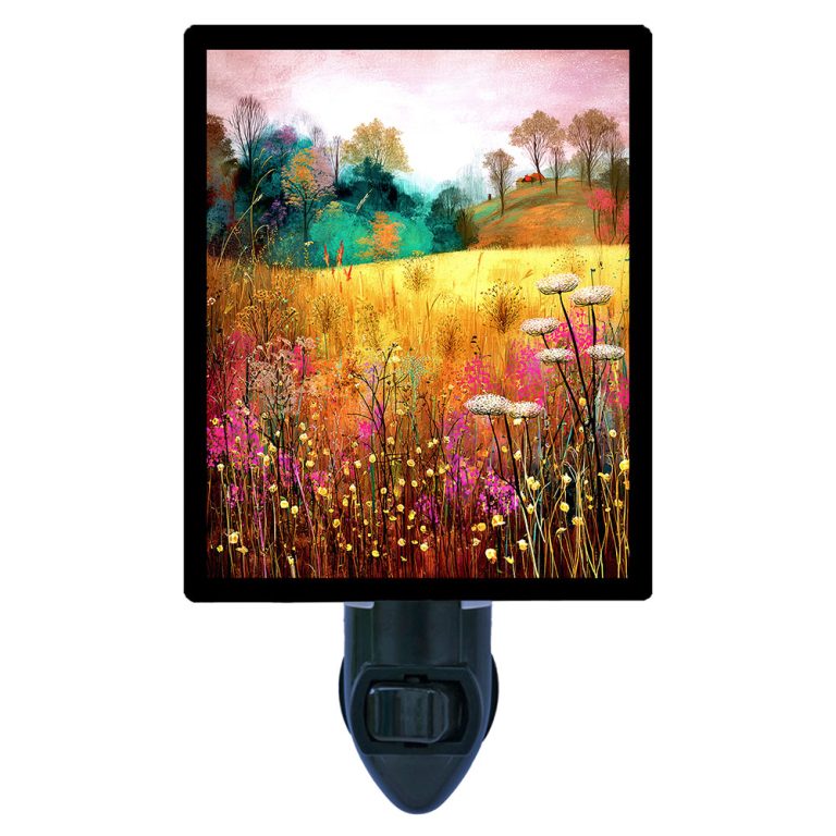 Hillside in Bloom - Night Light Designs