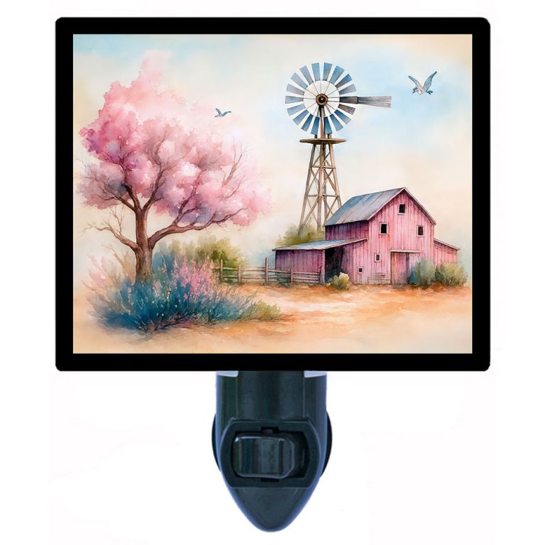 Pink Barn - Night Light Designs