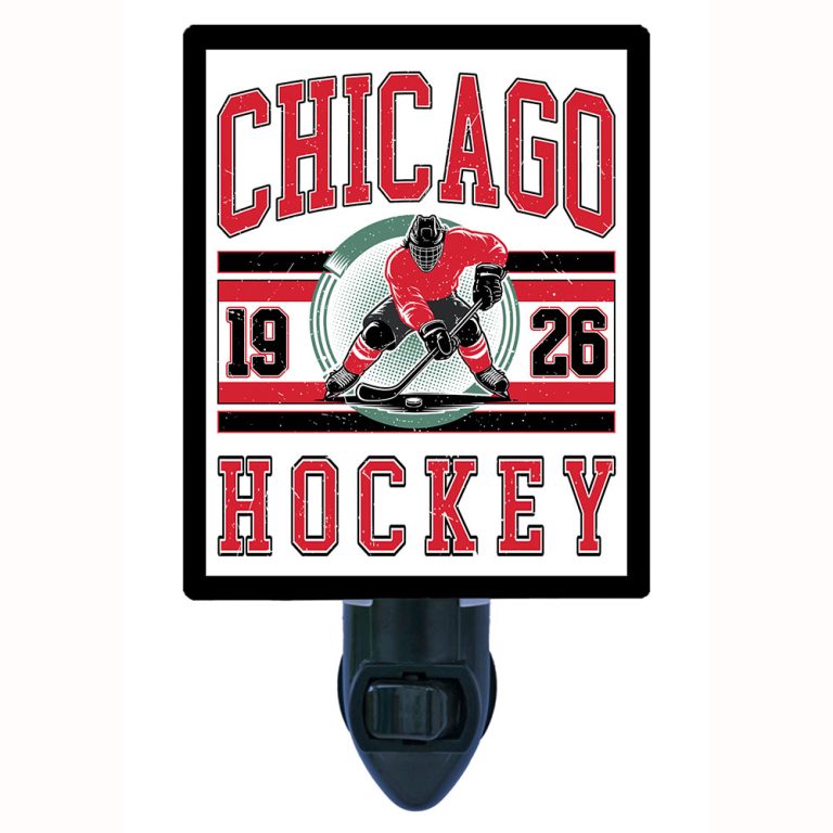 Hockey Chicago - Night Light Designs
